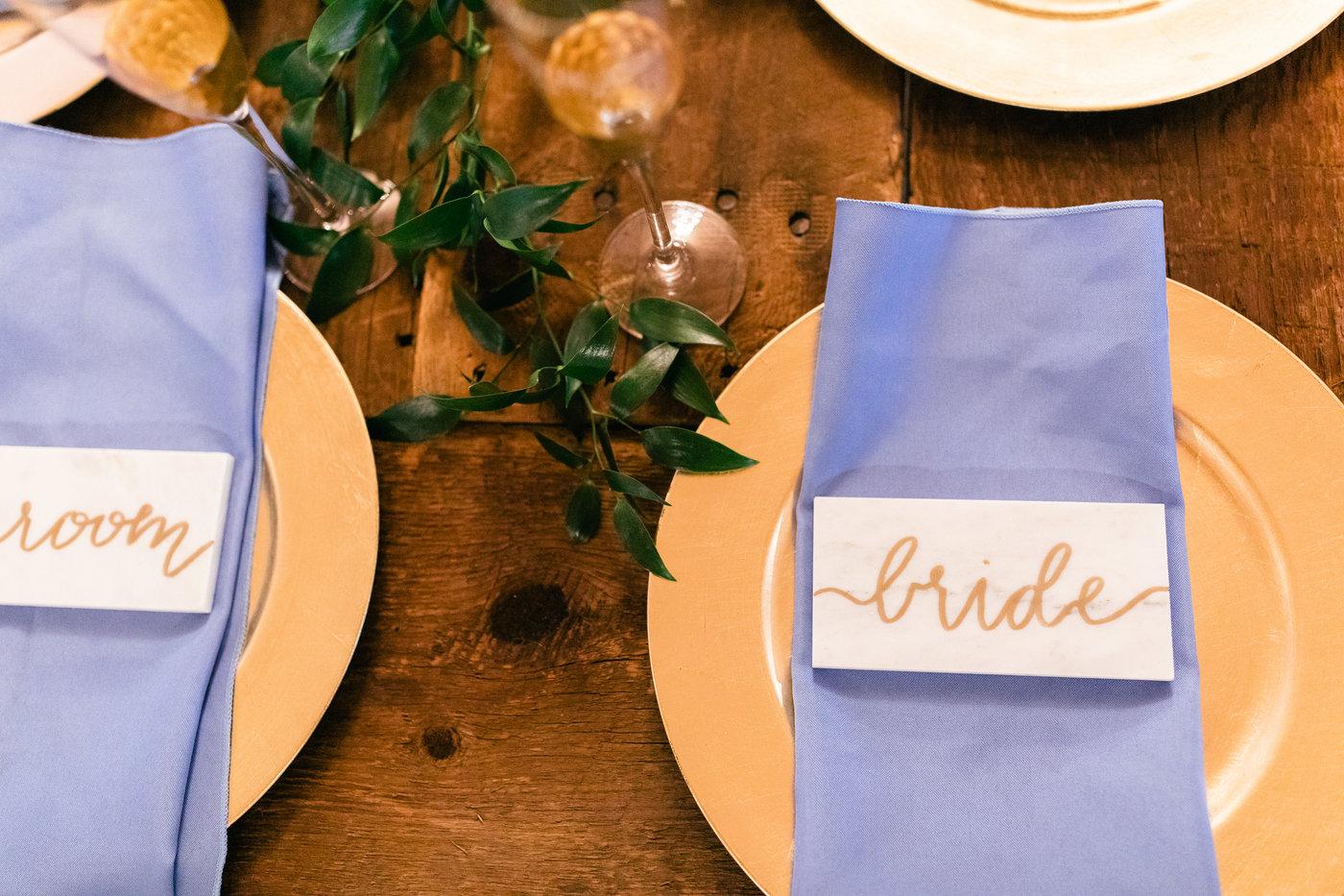 Easy Personalized Head Table Name Plates DIY - All Things Home ...
